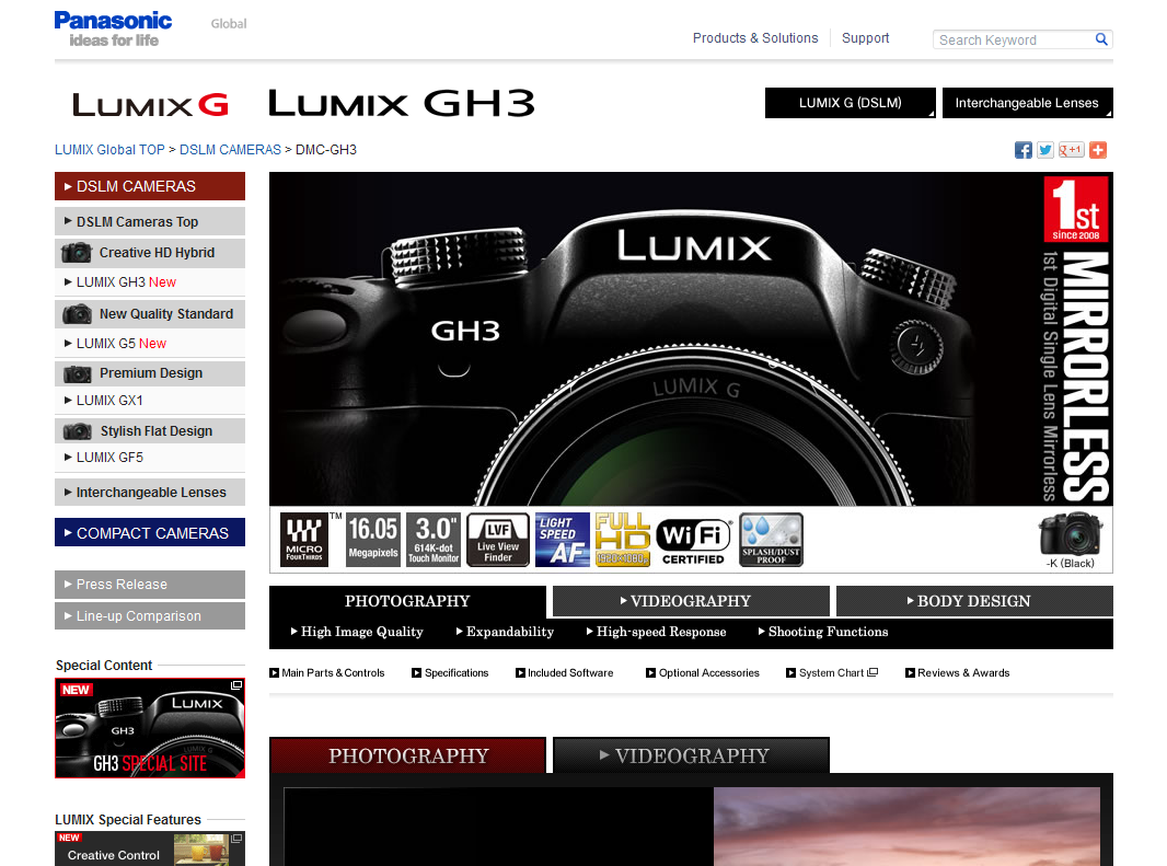 DMC-GH3 が海外発表に