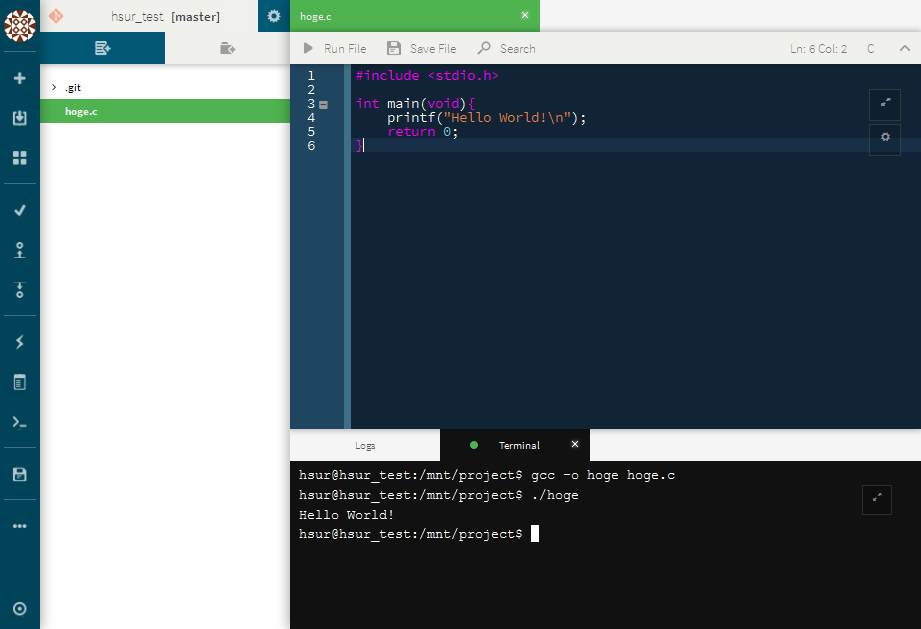 ブラウザから使える IDE サービス 「SourceLair」
