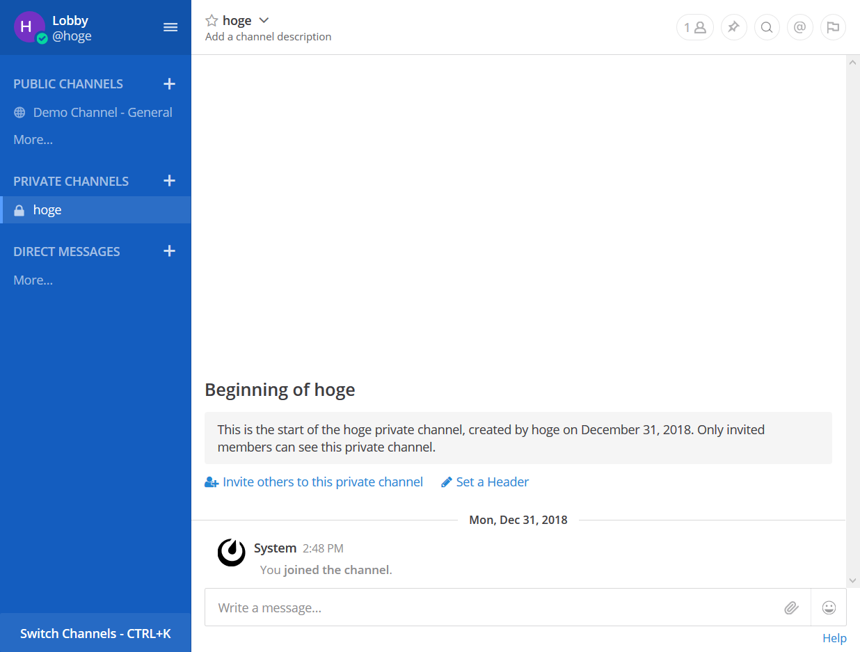 「Mattermost」OSS の Slack クローン