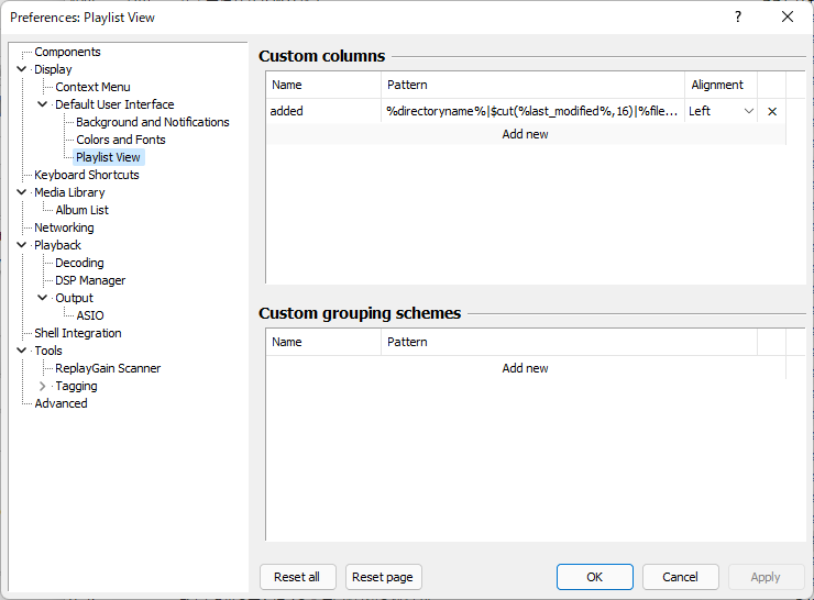 fooba 2000 の Playlist を日付でソートする